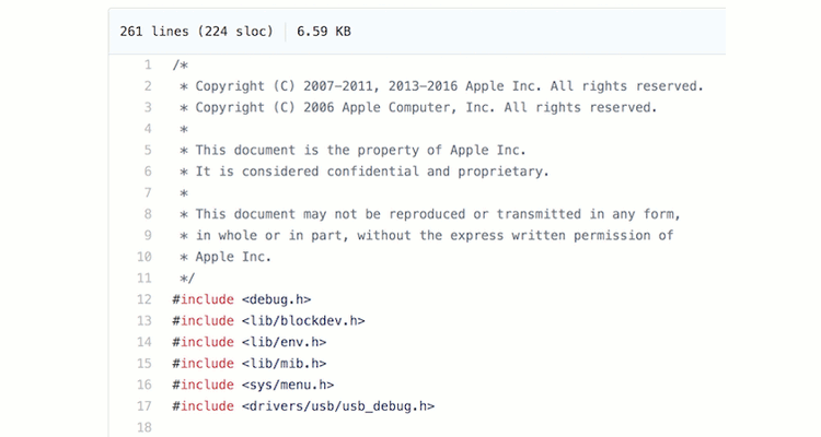 Le code source du micrologiciel iBoot d’Apple apparaît sur GitHub | Le Diligent